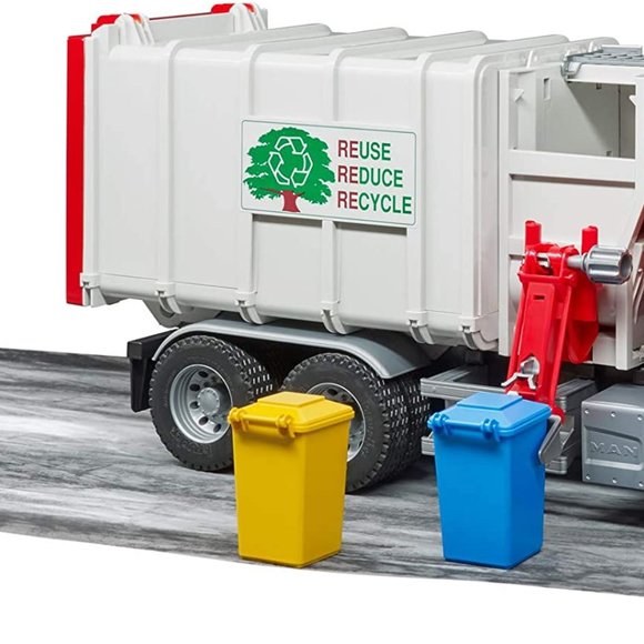 Bruder | Toys | Nib Bruder Toys 376 Man Tgs Side Loading Garbage Truck ...